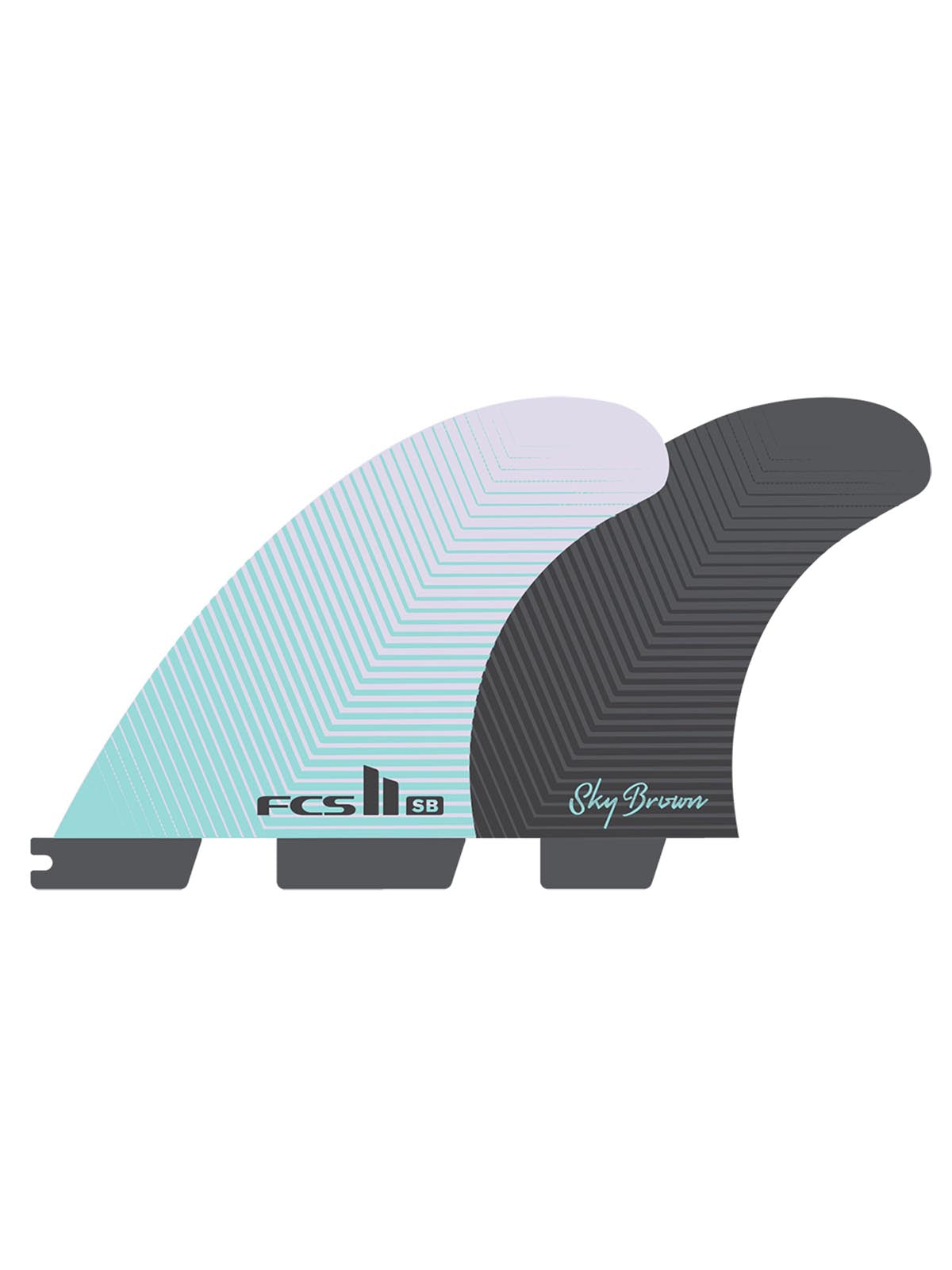 FCS II Fins SB PC tri Fins Small Seafoam Lavender – Visitor Store